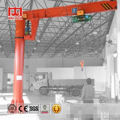 China 3000kg Stationary Jib Crane Pendant Control Free Standing Jib Crane for sale