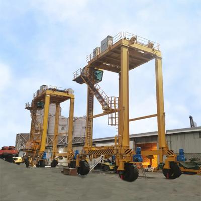 China 30t 40.5t Portal Container Gantry Crane Rubber Tyre A6 A7 A8 for sale