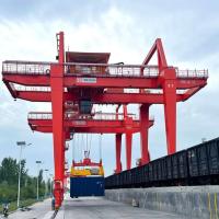 China 40ft 30ft 20ft Container RMG Rail Mounted Gantry Crane High Efficiency for sale