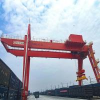 China 40ft 30ft 20ft Container RMG Rail Mounted Gantry Crane High Efficiency for sale