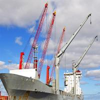 China Hydraulic Telescopic Knuckle Boom Marine Crane Boat Deck Crane 0.5 ~ 80 Ton for sale