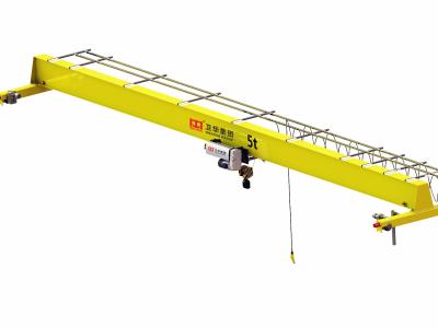 China European Style Single Girder Overhead Crane With Hoist 5 Ton-10 Ton 220V-440V for sale