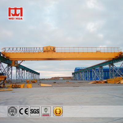 China 10 Ton 20 Ton Overhead Crane Double Girder QD Type Multipurpose for sale