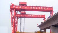 China Beam Lifting Crane Double Beam Gantry Crane 10m Lifting 50 Ton Large Span for sale