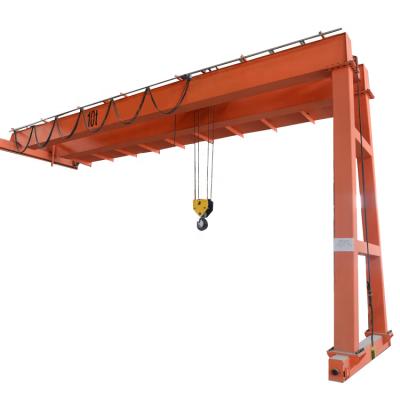 China Outdoor Portal Simple 5 Ton 20 Ton 32 Ton Semi Gantry Crane Red Color for sale