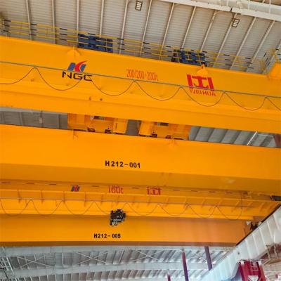 China A6 A7 New Chinese Style Double Beam Bridge Crane With Hook for sale