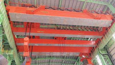 China 5t~320t Cast Steel Wheel Metal Foundry Qdy Bridge Crane 10 Ton for sale