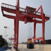 China Mobile Heavy Duty Rail Mounted Container Gantry Cranes RMG Model for sale