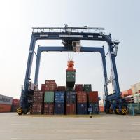 China Electric Container Mobile Gantry Crane RTG Rubber Tyre 30 Ton 40t For Port for sale