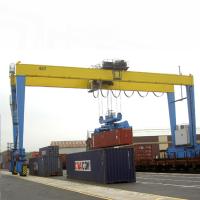 China RTG Port Using Rubber Tyre Gantry Crane 10 Ton 40 Ton Lifting Container Loading for sale