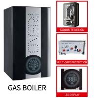 China Gas Condensing 32/42kW Wall Mounted Boiler Black Stainless Steel Dual Function Hot Water for sale