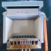 China 40KW Gas Wall Hung Boiler White Shell Top Component 6 Pipe Heat Exchanger 220V for sale