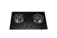 China 8mm Tempered Glass Built In Gas Stove Top 590x510mm Kitchen Hob with Safety Device for sale