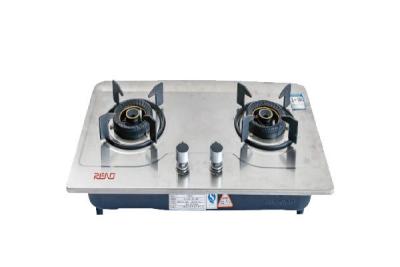 China Built In Gas Range 590x510mm 8mm Tempered Glass Panel Gas Burner Stove Kitchen Appliance for sale
