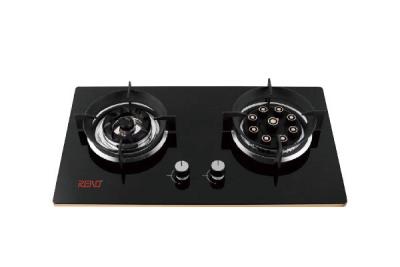 China Stainless Steel Gas Stove Inbuilt Kitchen Hob 590x510mm Touch Control Safety for sale