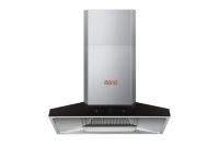 China Black Wall Mount Range Hood 600mm 900mm 600m3h Touch Control LED Light Kitchen Extractor for sale