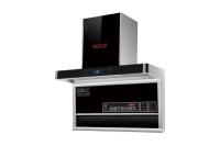 China Stainless Steel Wall Hung Ductless Range Hood 600mm 900mm 600m3/h Touch Control for sale
