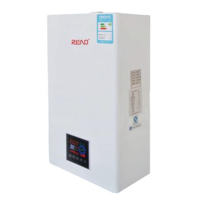 China 24kW Gas Condensing Wall Hung Boiler Natural Gas Combi Black Shell Copper Heat Exchanger for sale