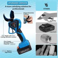 China 25.2V 42mm Electric Pruner Cordless Tree Branch Pruner Battery Powered Garden Scissors for sale