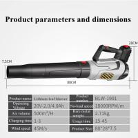 China Electric Cordless Garden Leaf Blower Battery Powered For Lawn Care for sale
