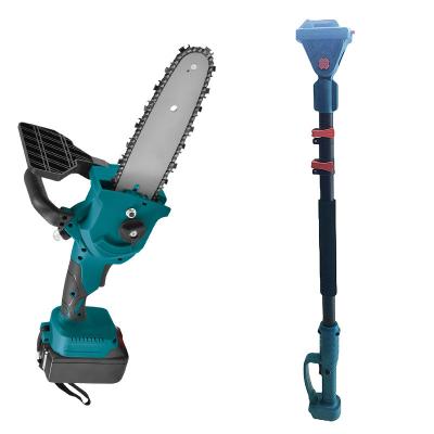 China 8 Inch Pole Cordless Electric Chainsaw 250cm Max Reach For Tree Trimming for sale
