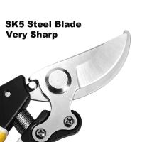 China 3mm Sk5 Portable Steel Pruning Shears Anti Slip For Gardening for sale