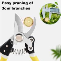 China 3mm Sk5 Portable Steel Pruning Shears Anti Slip For Gardening for sale