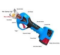 China 16.8V Battery Powered Garden Shears , Pruning Shears Cordless Lightweight for sale