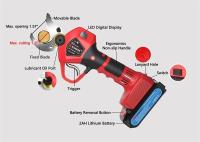 China KOMOK 21V Battery Power Shears , Electric Garden Scissors For Precision Trimming for sale