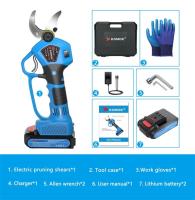 China High Quality Lithium Pruning Shears Battery Operated With LED Display for sale