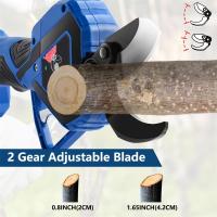 China Navy Blue Tree Branch Cutter Battery Operated 21V With 8 Hour Working Times for sale