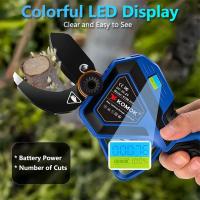 China 42mm Cordless Electric Pruning Shears With Rechargeable 25.2V 2Ah Battery for sale