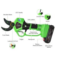 China 40mm Plastic Cordless Pruning Shears 2Ah Li Ion Battery For Orchards for sale