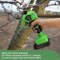 China 2Ah Battery Operated Branch Cutter , 40mm Electric Scissors For Trees for sale