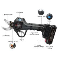 China 21V Black Battery Powered Branch Cutter , SK5 Blades Electric Shears For Pruning Trees for sale