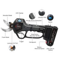 China 2000mAh Battery Operated Cordless Pruning Shears 40mm Cutting Diameter for sale