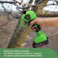 China Green Komok Professional Cordless Electric Pruning Shears For Branches Trimming for sale