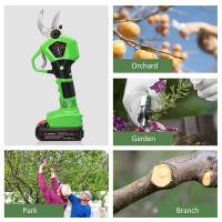 China Green Komok Professional Cordless Electric Pruning Shears For Branches Trimming for sale