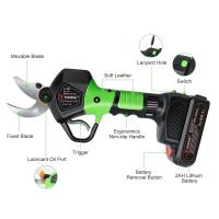 China 2pcs 21V Battery Powered Garden Pruners For Orchard Agriculture for sale