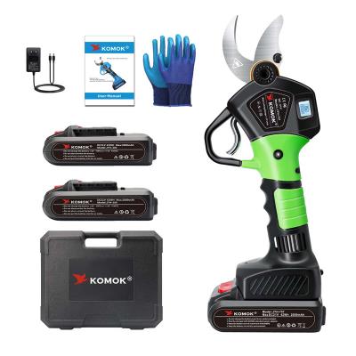 China 40mm Komok Pruning Shears , 2Ah 2000mAh Battery Powered Pruners for sale