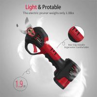 China 25mm Komok Electric Pruning Shears With 2 Pack Rechargeable Lithium Battery for sale