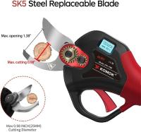 China LED Display Garden Cordless Pruning Shears 16.8V With 2 Rechargeable Batteries 2Ah for sale