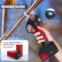 China LED Display Garden Cordless Pruning Shears 16.8V With 2 Rechargeable Batteries 2Ah for sale