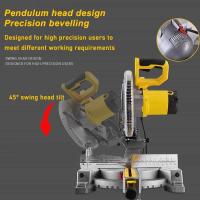 China Corded Dual Bevel Sliding Compound Miter Saw 10 Inch With Carbide Saw Blade for sale