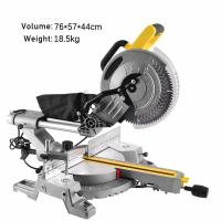 China Corded Dual Bevel Sliding Compound Miter Saw 10 Inch With Carbide Saw Blade for sale