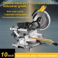China Corded Dual Bevel Sliding Compound Miter Saw 10 Inch With Carbide Saw Blade for sale