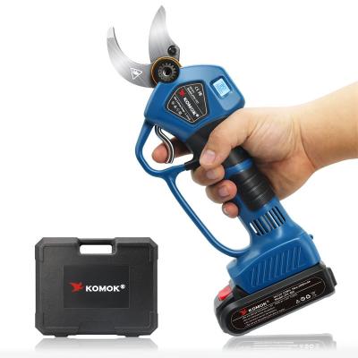 China 21V 30MM rechargeable lithium batteries Battery Powered Pruning Shears Cordless Heavy Duty for sale
