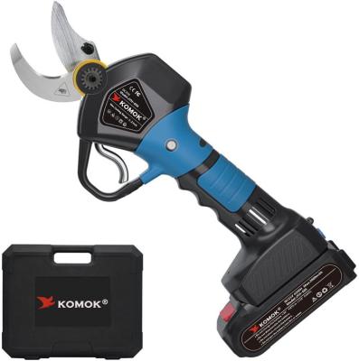 China Rechargeable Cordless Powered Secateurs With 2ah battery & 800W Brushless Motor electric pruning shears for sale