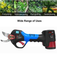China Portable Rechargeable Battery Operated Tree Loppers 25mm For Branches Trimming for sale