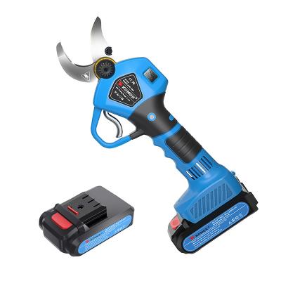 China Lightweight Electric Garden Pruners , 30mm Blue Cordless Hand Pruners for sale